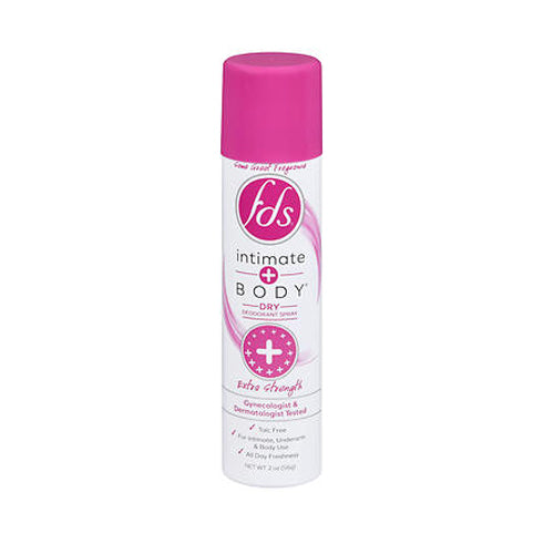 Buy FDS Intimate Deodorant Spray Extra Strength 2 Oz By Fds | Herbspro.com